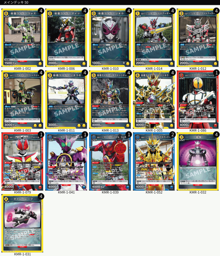 【ユニオンアリーナ】仮面ライダーの当たりカードとデッキまとめ【ユニアリ】 – TORECARDS